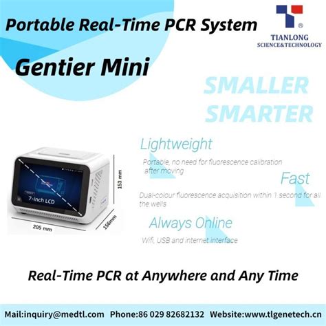 Portable Real Time Pcr System Gentier Mini Tianlong 51 Off