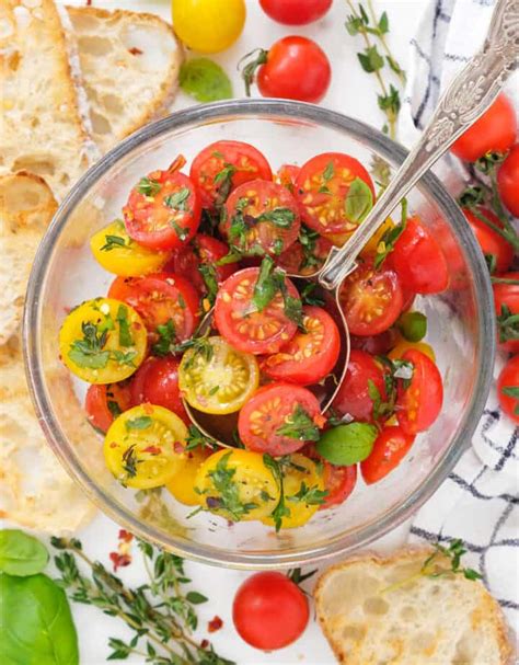 Marinated Cherry Tomatoes The Clever Meal
