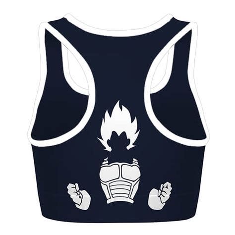 SSJ Vegeta Motivational Quote Dragon Ball Z Cool Sports Bra