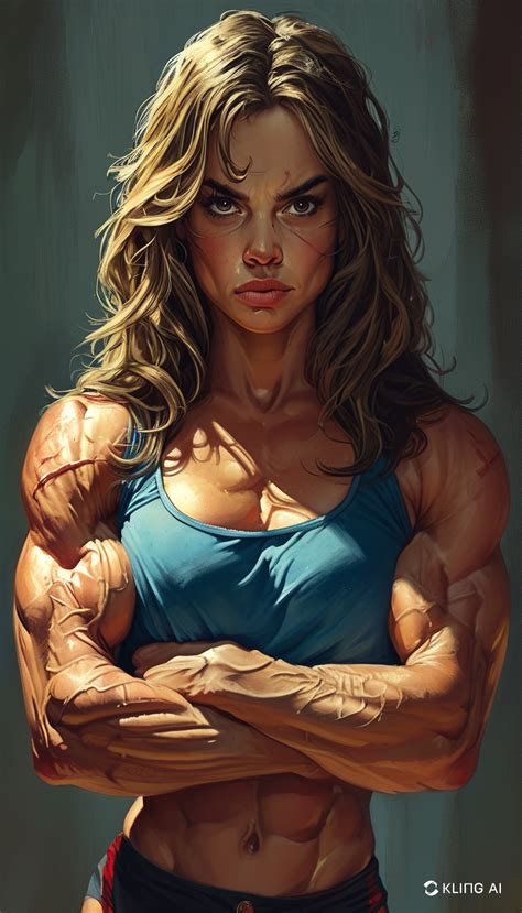 Ai Muscle Girl By Anonymali On Deviantart