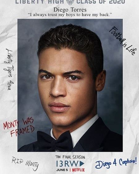 Jan Luis Castellanos Plays Diego Torres On Netflixs 13 Reasons Why