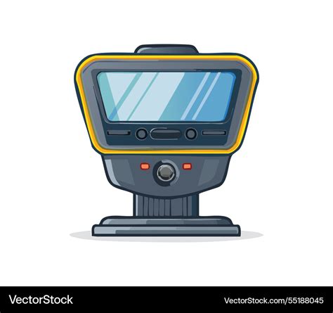 A Ai Lidar Sensor Simple Royalty Free Vector Image