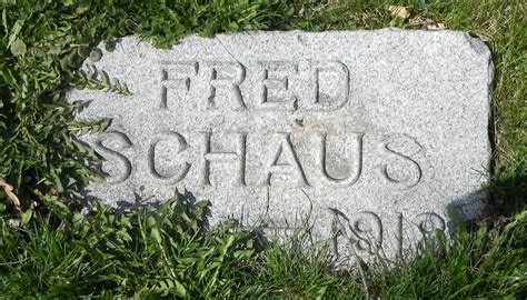 Frederick W C “fred” Schaus 1854 1918 Find A Grave Memorial