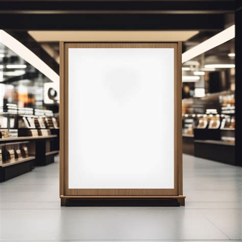 Mockup Di Cartelloni Pubblicitari Verticali Per La Vendita Al Dettaglio