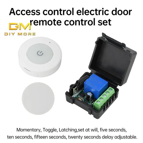 DIYMORE DC V Mhz Universal Wireless Remote Control Switch Channel Relay Receiving Module