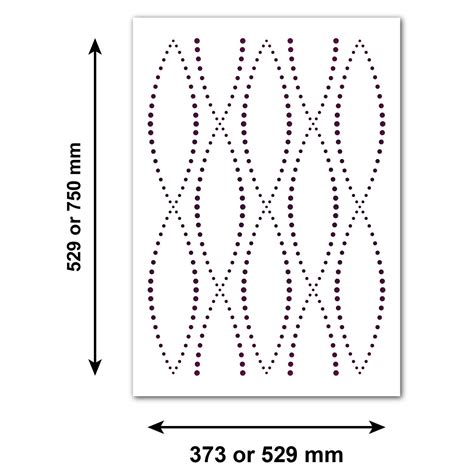 Lattice Pattern Wall Stencil Circles Pattern DIY Home Etsy