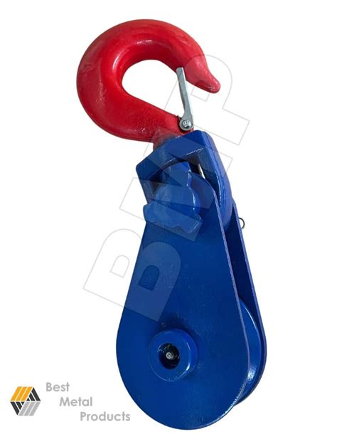 4 Ton 4 12 Snatch Block With Hook And Latch 0900158