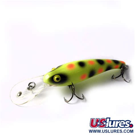 Vintage Cotton Cordell Wally Diver , 1/2oz Yellow / Black / Red fishing ...