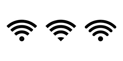 Premium Vector Wi Fi Signal Icon Wireless Internet Concept Wi Fi