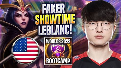 Faker Showtime With Leblanc T1 Faker Plays Leblanc Mid Vs Viktor