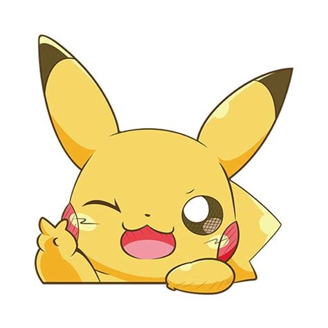 可爱卡通动物矢量皮卡丘矢量黄色卡通动画片矢量ピカチュウPikachu