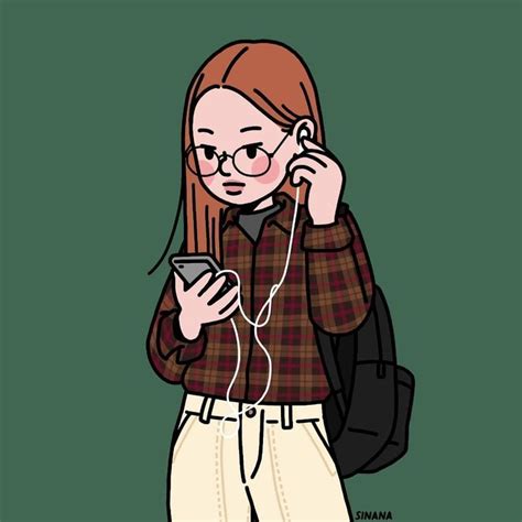 Flat Character에 있는 Rudy Agnel님의 핀 캐릭터 일러스트 인물 일러스트레이션 귀여운 만화 그림