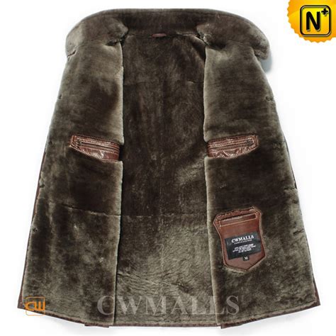Shearling Lambskin Coats Mens Cw858102