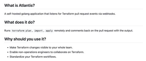 提升 Terraform 模块的开发效率 Github精选 “世界你我他，开源靠大家！”