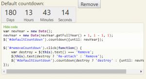 Responsive JQuery Countdown Plugin With Example OnAirCode