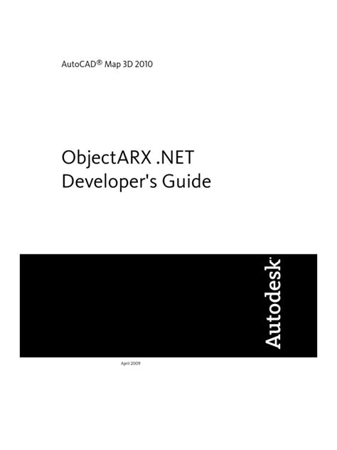 Objectarx Net Developers Guide Pdf Data Type Autodesk
