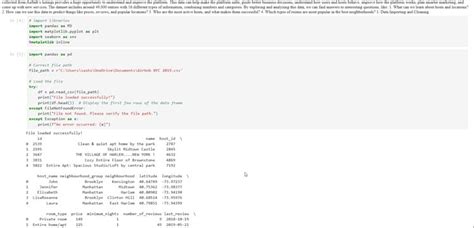 datascience airbnbanalysis datavisualization python