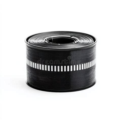 A Roll Of Black 3d Printer Filament Showcases Its Texture And Is Ready