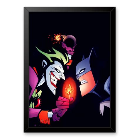 Quadro E Poster Batman E Coringa Quadrorama