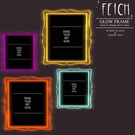 Second Life Marketplace [fetch] Glow Frame