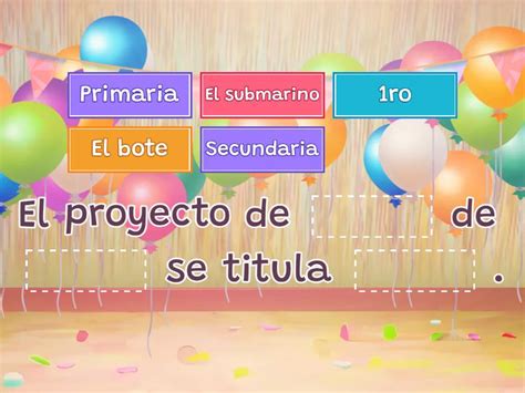 烙1° Primariaarrastra Y Suelta Palabrasi Feria Tecnológica