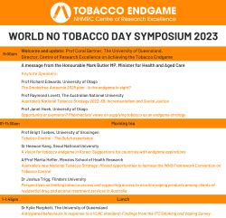 Tobacco Endgame CRE Events Centre Of Research Excellence On Achieving The Tobacco Endgame