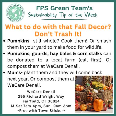 What To Do With That Fall Decor Dont Trash It Sustainable Fairfield