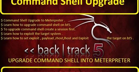 hacking command command shell upgrade on backtrack 5