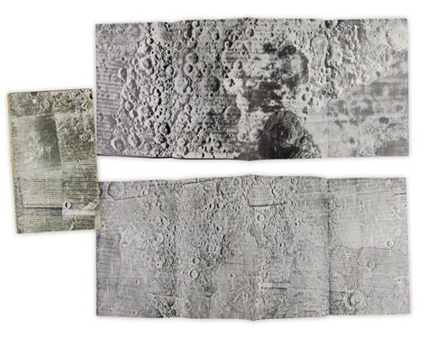 Lot Apollo 10 Orbital Photo Chart Likely Used In Training