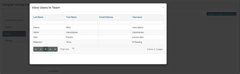 View Users In User Groups And User Teams