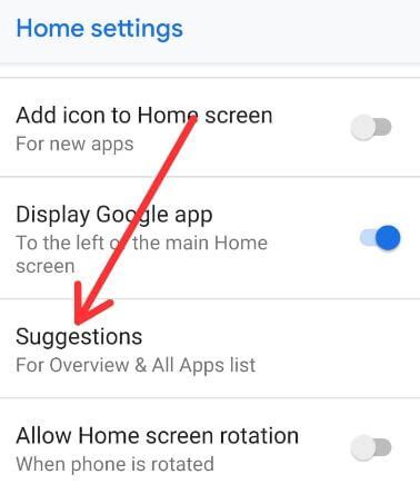 How To Enable Or Disable App Actions Android Pie