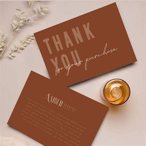 Thank You Cards For Small Businesses Business Thank You Cards Design