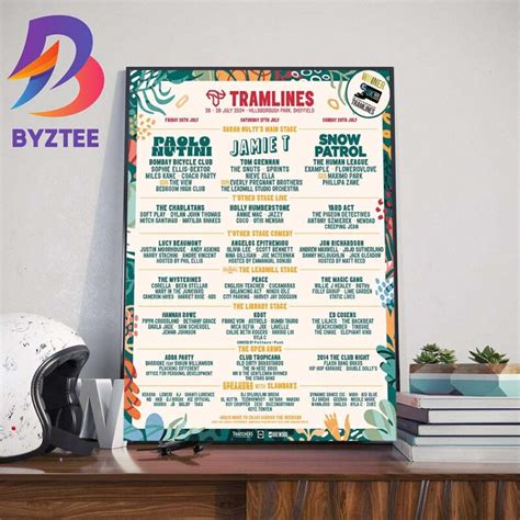 Tramlines At Hillsborough Park Sheffield July 26th 28th 2024 Home Decor