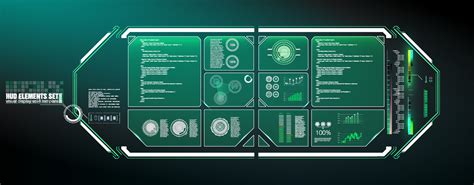 Futuristic Vector Hud Interface Screen Design Digital Callouts Titles Hud Ui Gui Futuristic