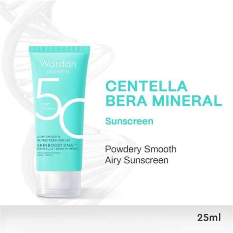 Promo Kecil Wardah Uv Shield Airy Smooth Sunscreen Serum Spf50 Pa 25ml Tabir Surya