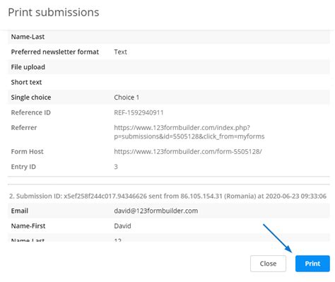 Print Options FormBuilder Docs