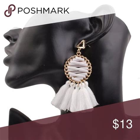 Bohemian Dangle Earrings Hand Woven Tassel Jewelry