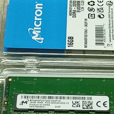 Jual Memory Server Micron 16gb Ddr4 3200 Ecc Udimm Unbuffered Jakarta Selatan Akita Mart