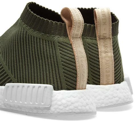 Adidas Nmd Cs1 Pk Night Cargo Green And White End Uk