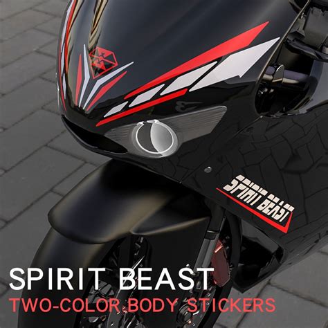 ปรับโฉมandspirit Beast Motorcycle Sticker Accessories Waterproof For