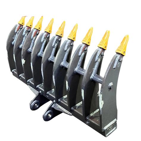 Customizable Excavator Rake Bucket 1t 50t Excavator Backhoe Root Rake