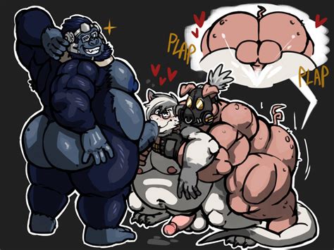 Rule 34 43 Absurd Res Anal Anal Sex Anothermeekone Anthro Ape Balls