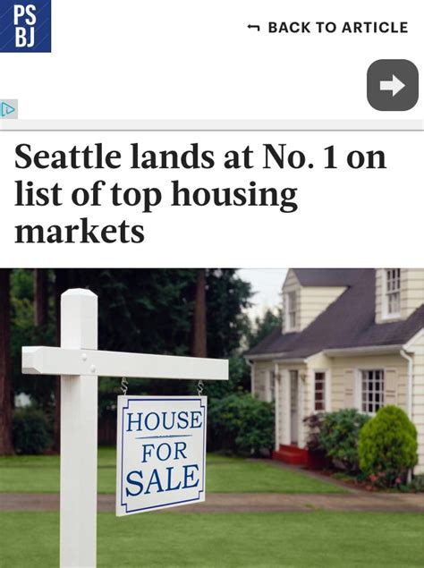 Great Article About Seattle S Booming Real Estate Market Erin Harold