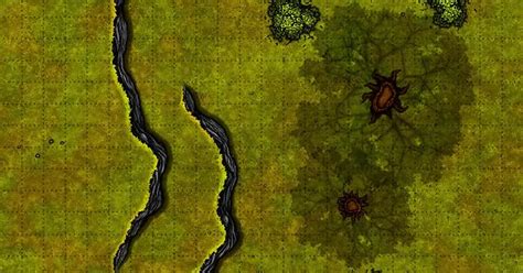 Example Random Encounter Battlemap Made Using Forgotten Adventures