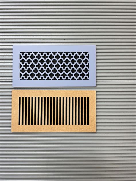 Custom Wood Vent Cover 14” Thick Decorative Mdf Vent Cover For Walls