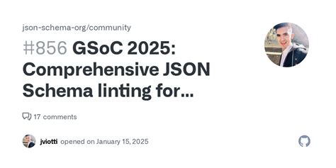 Gsoc 2025 Comprehensive Json Schema Linting For Encouraging Best Practices And Catching Anti