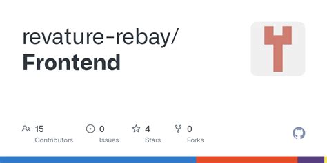 GitHub Revature Rebay Frontend