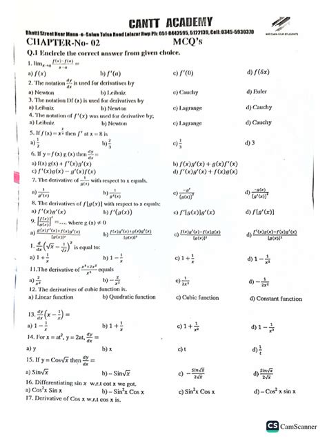 Chapter 2 Mcqs Pdf