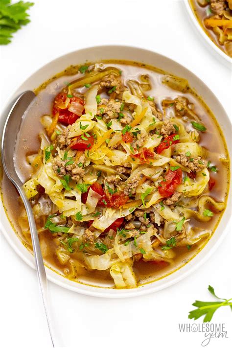 Beef Cabbage Soup With Burgers Storytellingco