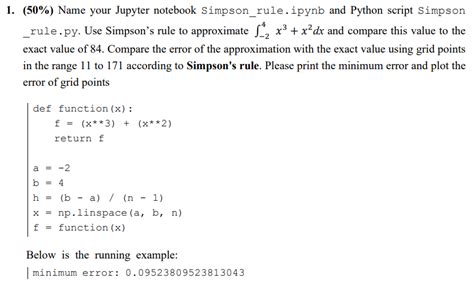 solved 1 50 name your jupyter notebook